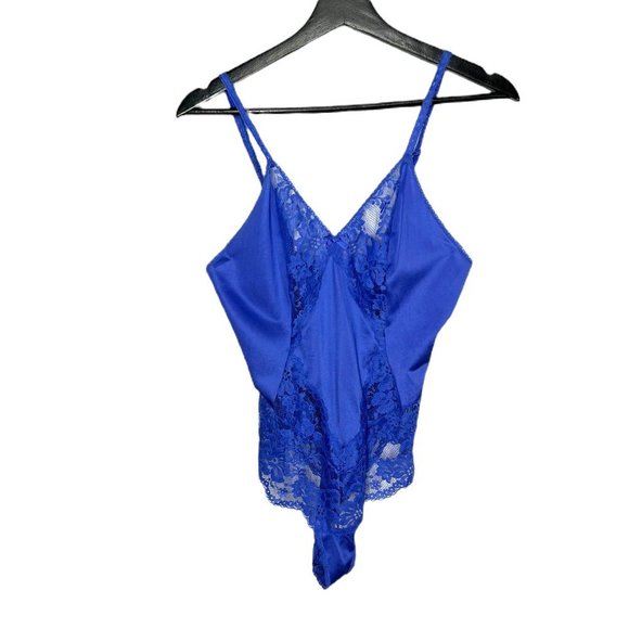 Vintage | Intimates & Sleepwear | Vintage 9s Blue Satin Antron Iii ...